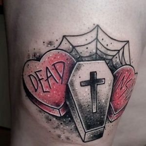 60+ Amazing Coffin Tattoos with Meanings, Ideas, and Celebrities - Body ...