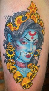 50+ Amazing Goddess Kali Tattoos with Meanings, Ideas, and Celebrities ...