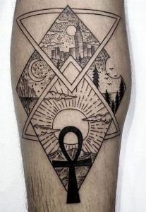 40+Amazing Ankh Tattoos with Meanings, Ideas, and Celebrities - Body ...