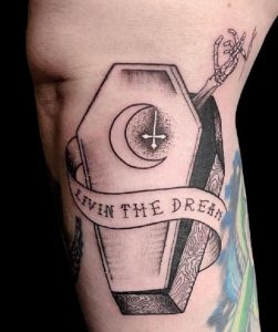 60+ Amazing Coffin Tattoos with Meanings, Ideas, and Celebrities - Body ...