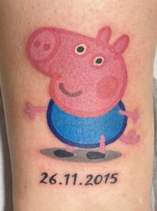 25+Amazing Peppa Pig Tattoo Designs with Meanings and Ideas - Body Art Guru