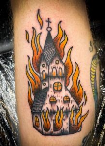 30+ Amazing Church Tattoos with Meanings, Ideas, and Celebrities - Body ...
