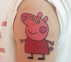 25+Amazing Peppa Pig Tattoo Designs with Meanings and Ideas - Body Art Guru