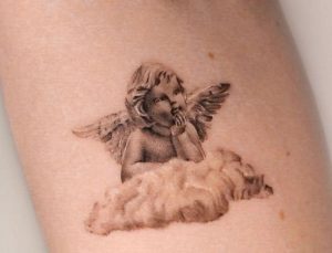 65+ Amazing Cherub Tattoos with Meanings, Ideas, and Celebrities - Body ...