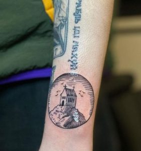 30+ Amazing Church Tattoos with Meanings, Ideas, and Celebrities - Body ...