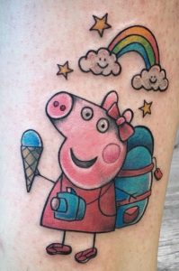 25+Amazing Peppa Pig Tattoo Designs with Meanings and Ideas - Body Art Guru
