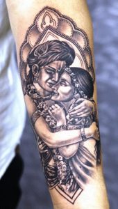 40 Amazing Radha Krishna Tattoo Designs with Meanings and Ideas - Body ...