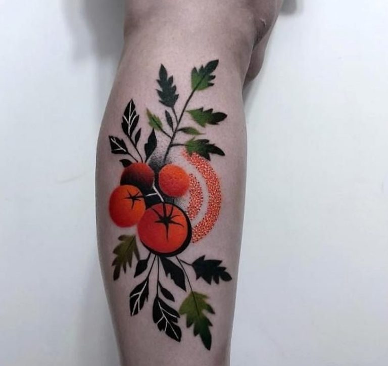 30+ Amazing Tomato Tattoos Designs with Meanings and Ideas - Body Art Guru