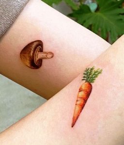 35 Amazing Carrot Tattoo Designs with Meanings and Ideas - Body Art Guru