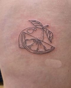 25 Amazing Lemon Tattoo Designs with Meanings and Ideas - Body Art Guru