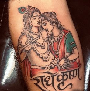 40 Amazing Radha Krishna Tattoo Designs with Meanings and Ideas - Body ...