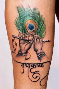 40 Amazing Radha Krishna Tattoo Designs with Meanings and Ideas - Body ...