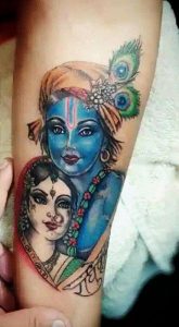 40 Amazing Radha Krishna Tattoo Designs with Meanings and Ideas - Body ...