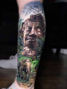 20+ Amazing Temple Tattoo Design with Meanings and Ideas - Body Art Guru