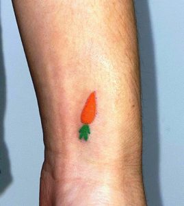 35 Amazing Carrot Tattoo Designs with Meanings and Ideas - Body Art Guru