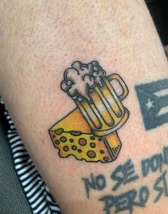 30+ Amazing Cheese Tattoo Designs with Meanings and Ideas - Body Art Guru