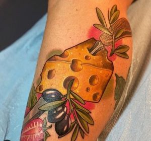30+ Amazing Cheese Tattoo Designs with Meanings and Ideas - Body Art Guru