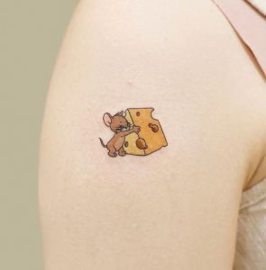 30+ Amazing Cheese Tattoo Designs with Meanings and Ideas - Body Art Guru