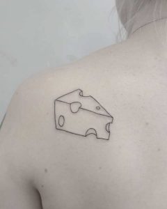 30+ Amazing Cheese Tattoo Designs with Meanings and Ideas - Body Art Guru