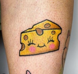 30+ Amazing Cheese Tattoo Designs with Meanings and Ideas - Body Art Guru