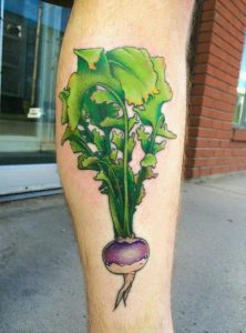 36 Amazing Turnip Tattoo Designs with Meanings and Ideas - Body Art Guru