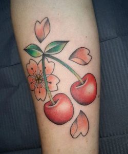 46 Amazing Cherry Tattoo Designs with Meanings and Ideas