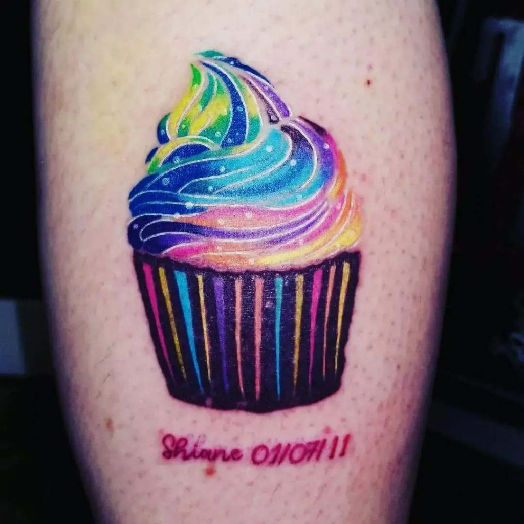 55+ Adorable Cupcake Tattoos with Meanings and Ideas - Body Art Guru