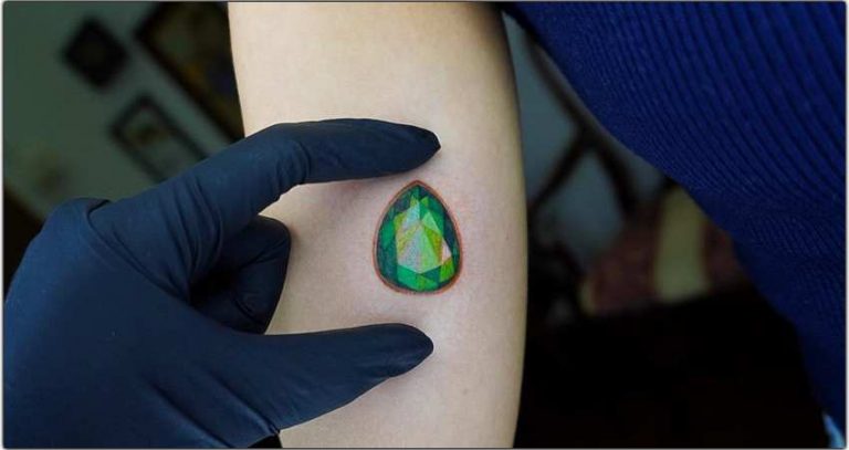 50 Incredible Emerald Tattoo Designs with Ideas with Meaning - Body Art Guru