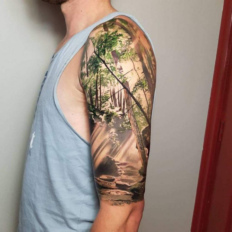 42 Enchanting Forest Tattoo Design Ideas & Their Meanings - Body Art Guru