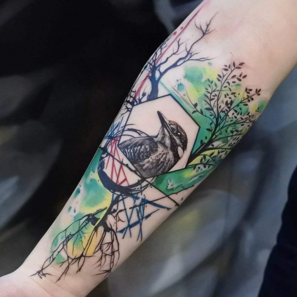 42 Enchanting Forest Tattoo Design Ideas & Their Meanings - Body Art Guru