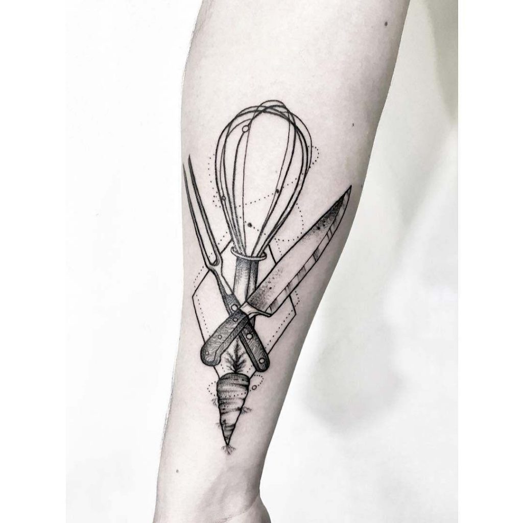 25 Symbolic Fork Tattoos with Meanings and Ideas - Body Art Guru