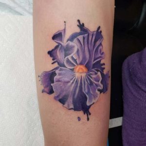 30 Mesmerizing Iris Tattoo with Meaning and Ideas - Body Art Guru