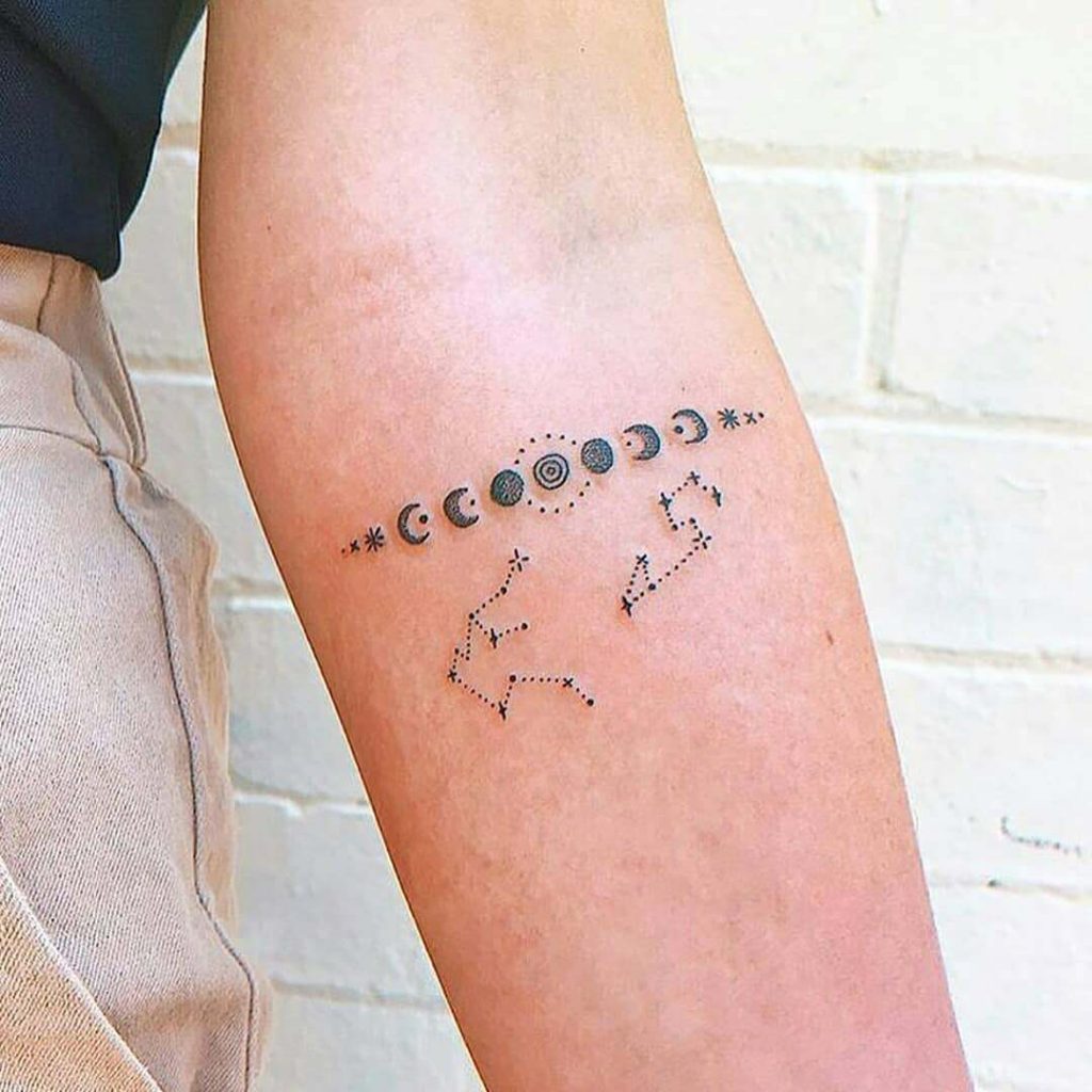 20 Infamous Leo Constellation Tattoo Ideas with Meanings - Body Art Guru