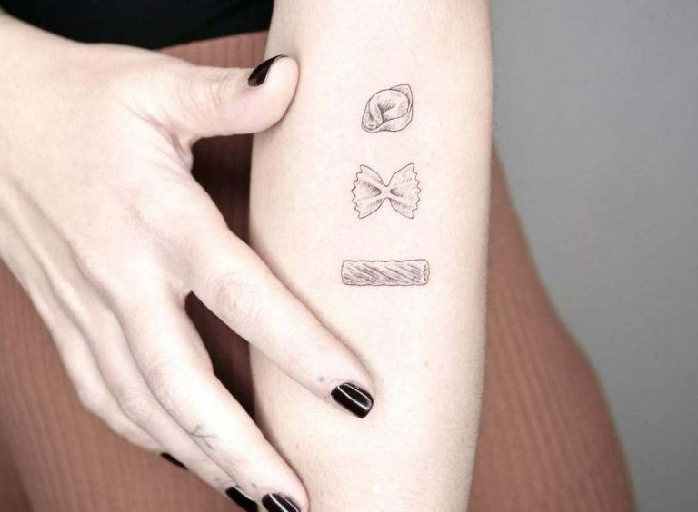50+ Delicious Pasta Tattoo Designs with Ideas and Their Meanings - Body ...