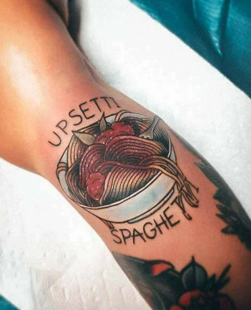 50+ Delicious Pasta Tattoo Designs with Ideas and Their Meanings - Body ...
