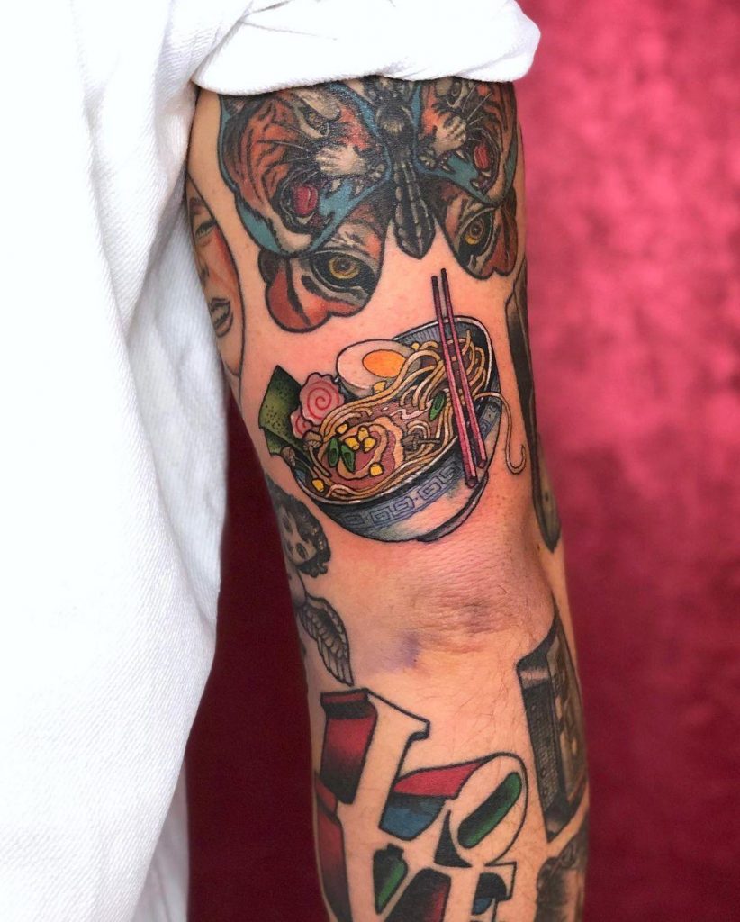 60 Amazing Ramen Tattoo Designs with Meanings and Ideas - Body Art Guru