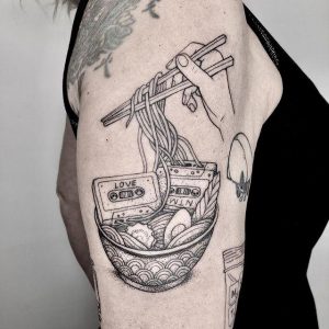 60 Amazing Ramen Tattoo Designs with Meanings and Ideas - Body Art Guru