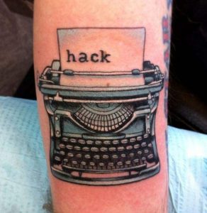 30+ Unique Typewriter Font tattoos with Meanings and Ideas - Body Art Guru