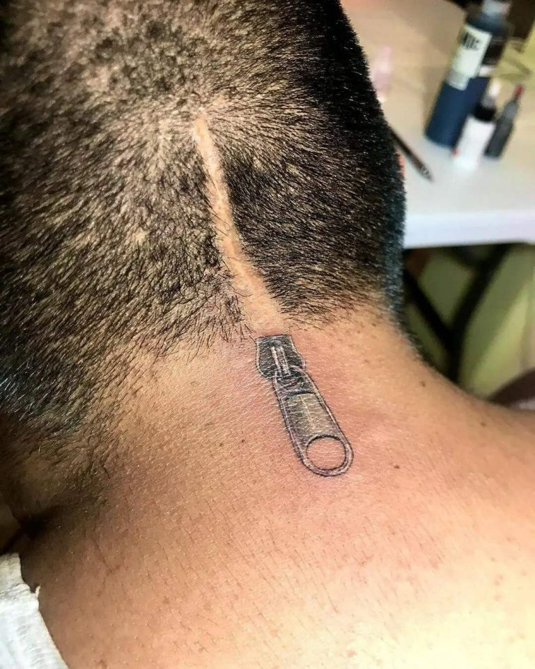 30+ Creative Zipper Tattoo Designs with Meaning and ideas - Body Art Guru