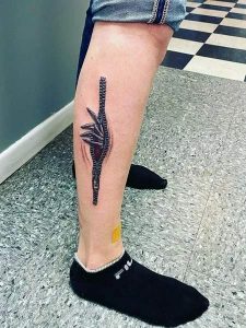 30+ Creative Zipper Tattoo Designs with Meaning and ideas - Body Art Guru