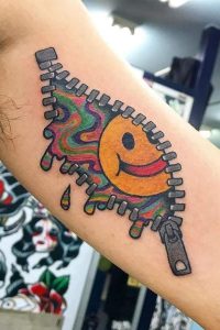 30+ Creative Zipper Tattoo Designs with Meaning and ideas - Body Art Guru