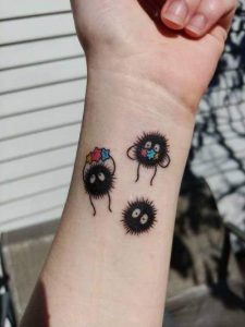 35+ Cute Soot Sprite Tattoo Designs with Meanings and Ideas - Body Art Guru