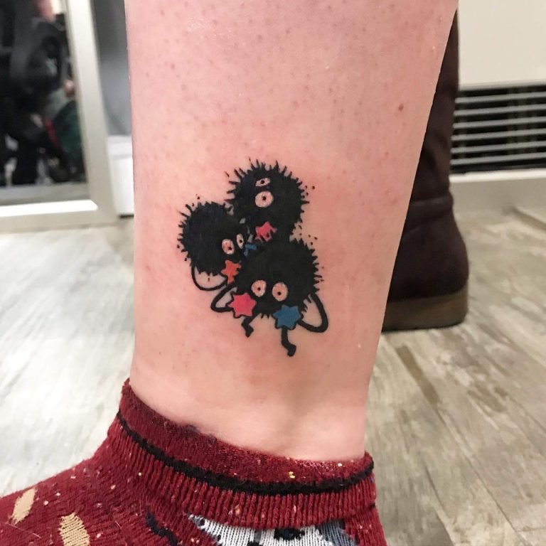 35+ Cute Soot Sprite Tattoo Designs with Meanings and Ideas - Body Art Guru
