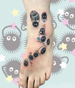 35+ Cute Soot Sprite Tattoo Designs with Meanings and Ideas - Body Art Guru