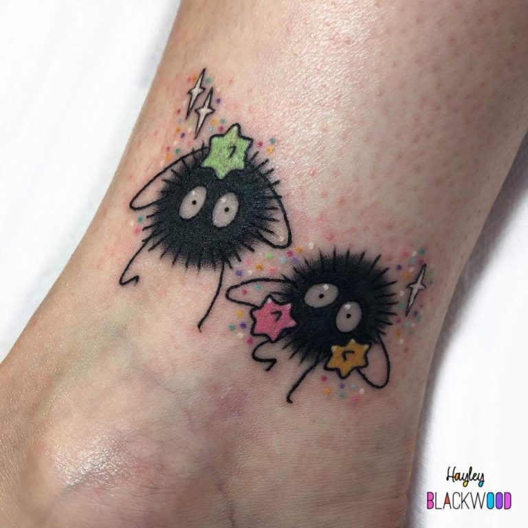 35+ Cute Soot Sprite Tattoo Designs with Meanings and Ideas - Body Art Guru