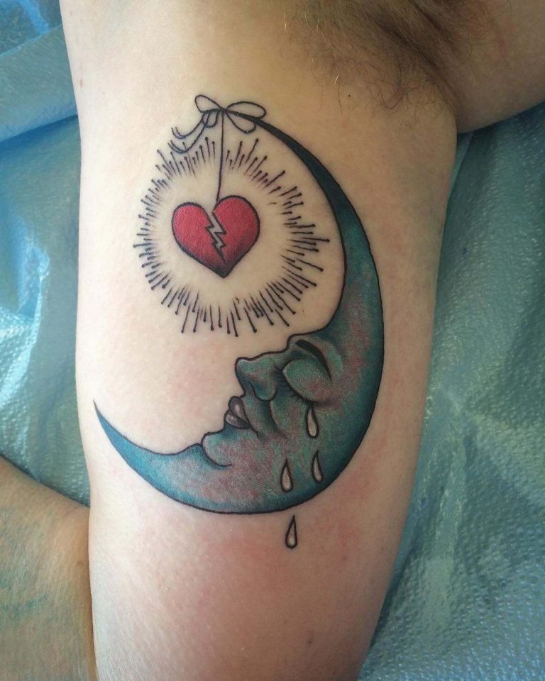 110 Heartsick Broken Heart Tattoo Designs with Meanings and Ideas ...