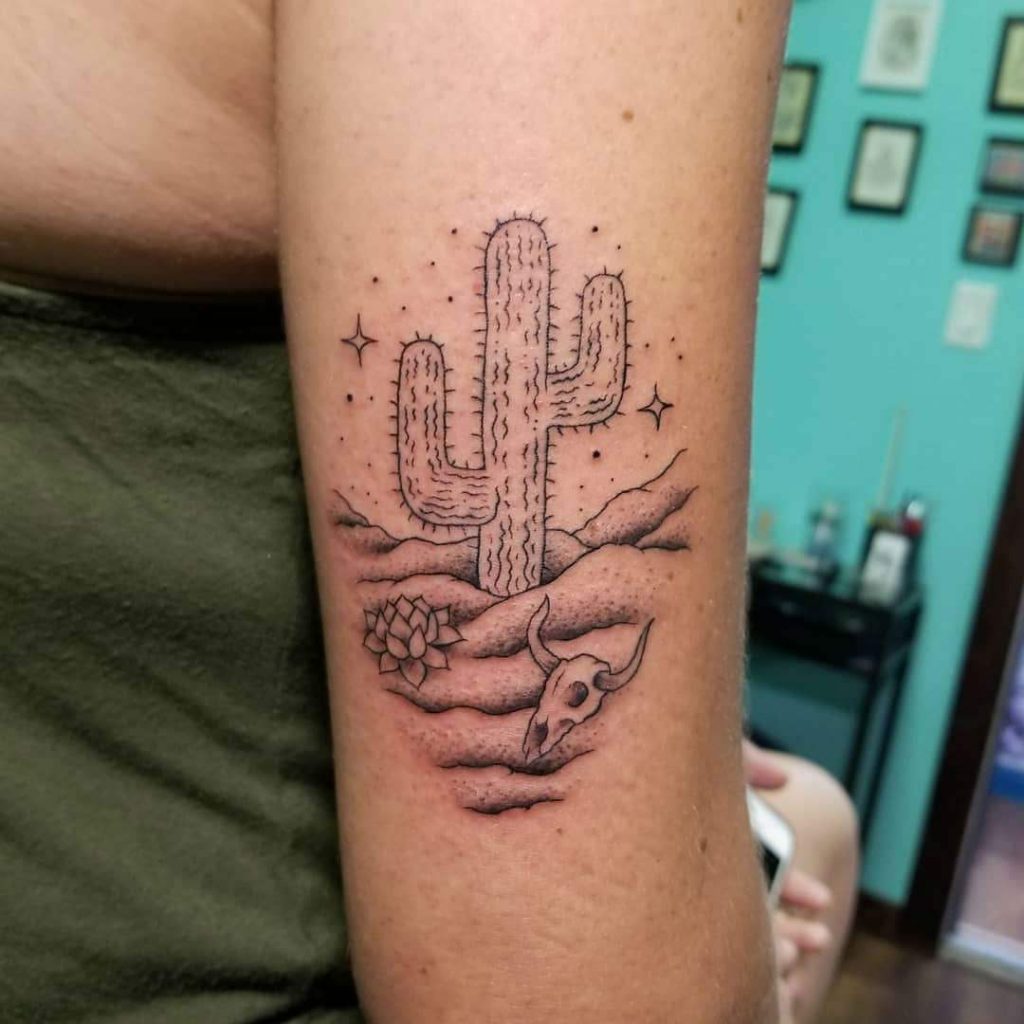 100+ Best Cactus Tattoo Designs with Ideas and Meanings - Body Art Guru