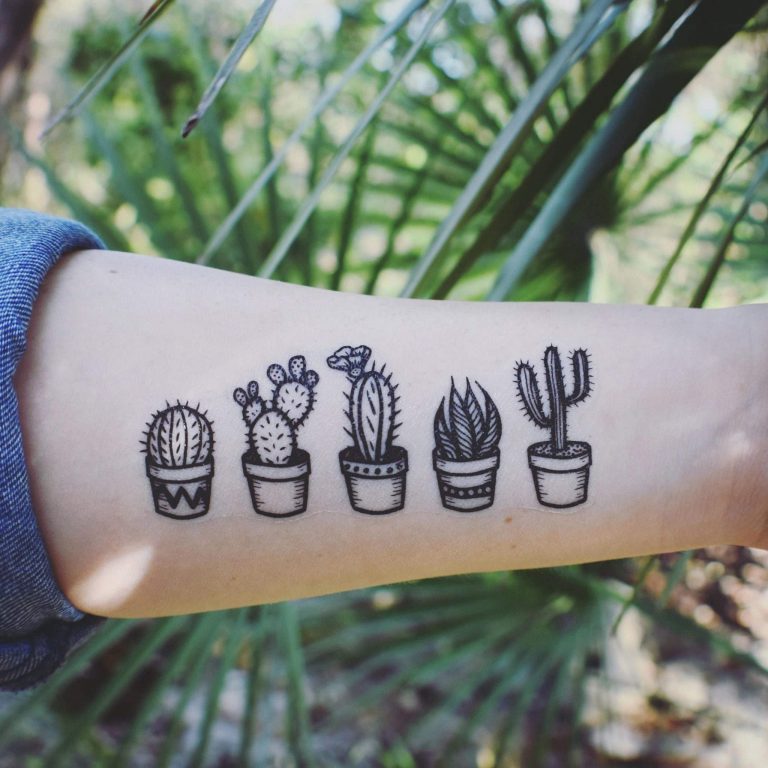 100+ Best Cactus Tattoo Designs with Ideas and Meanings - Body Art Guru