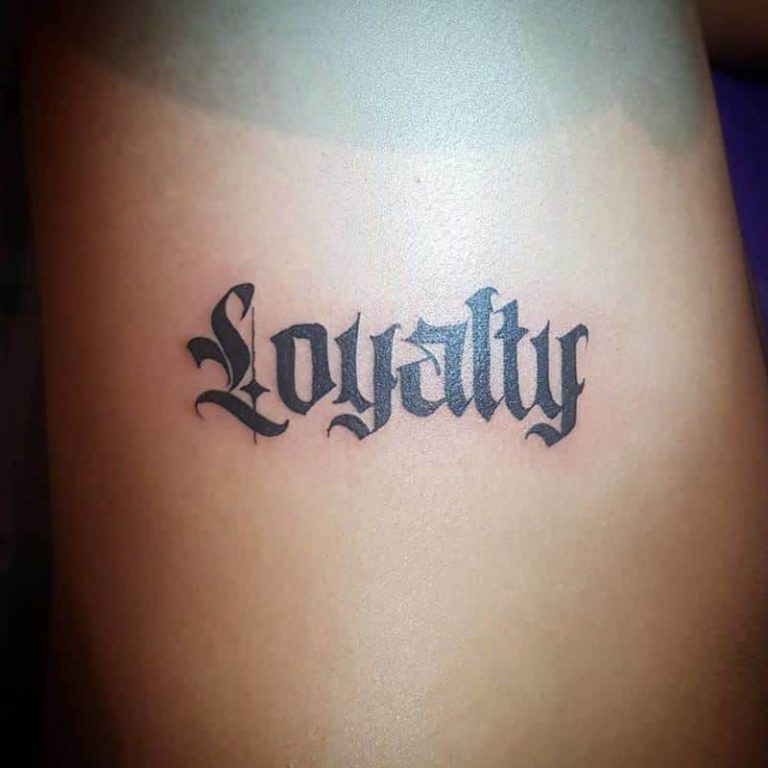 40+ Loyalty Over Love Tattoo Designs With Meanings and Ideas - Body Art ...
