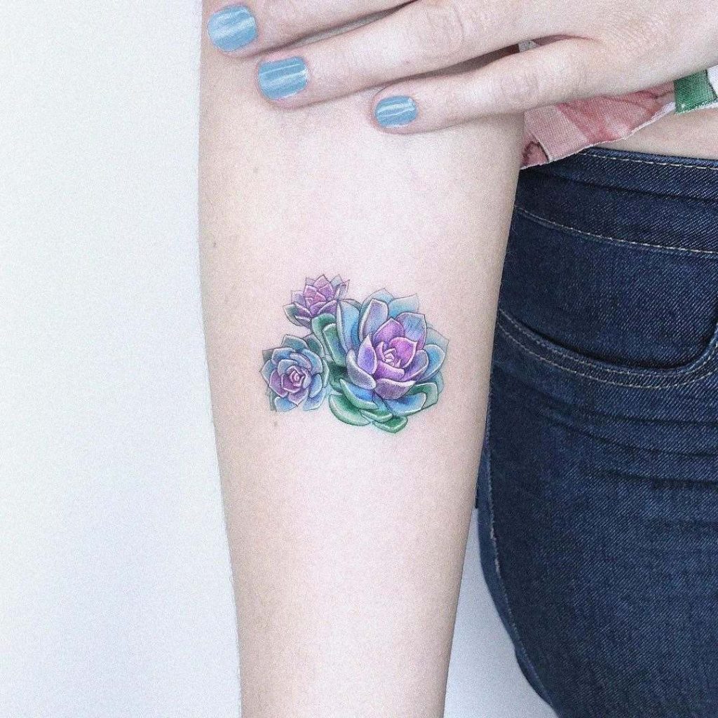 30+ Awesome Succulent Tattoo Designs with Meanings and Ideas - Body Art ...